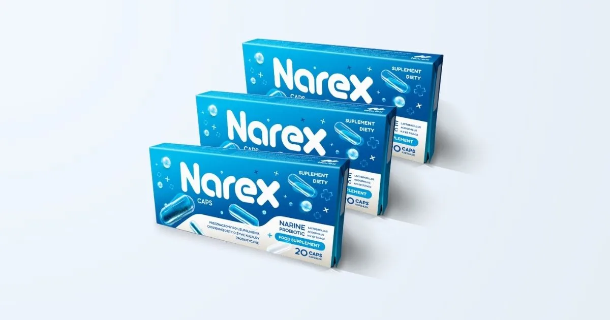 Probiotyk Narine • Narex Forte • Zestaw dwutygodniowy • Narex
