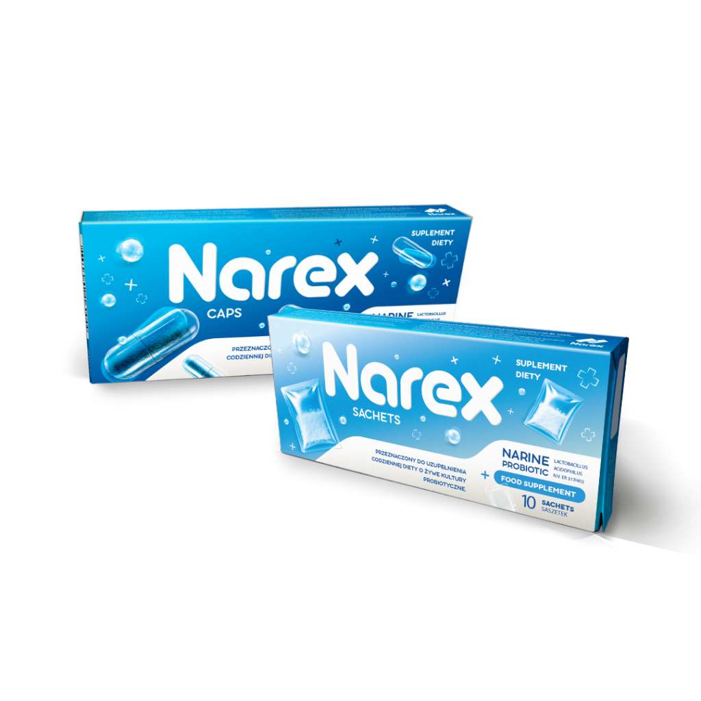 Probiotyk Narine • Narex Forte • 20 kapsułek • Narex
